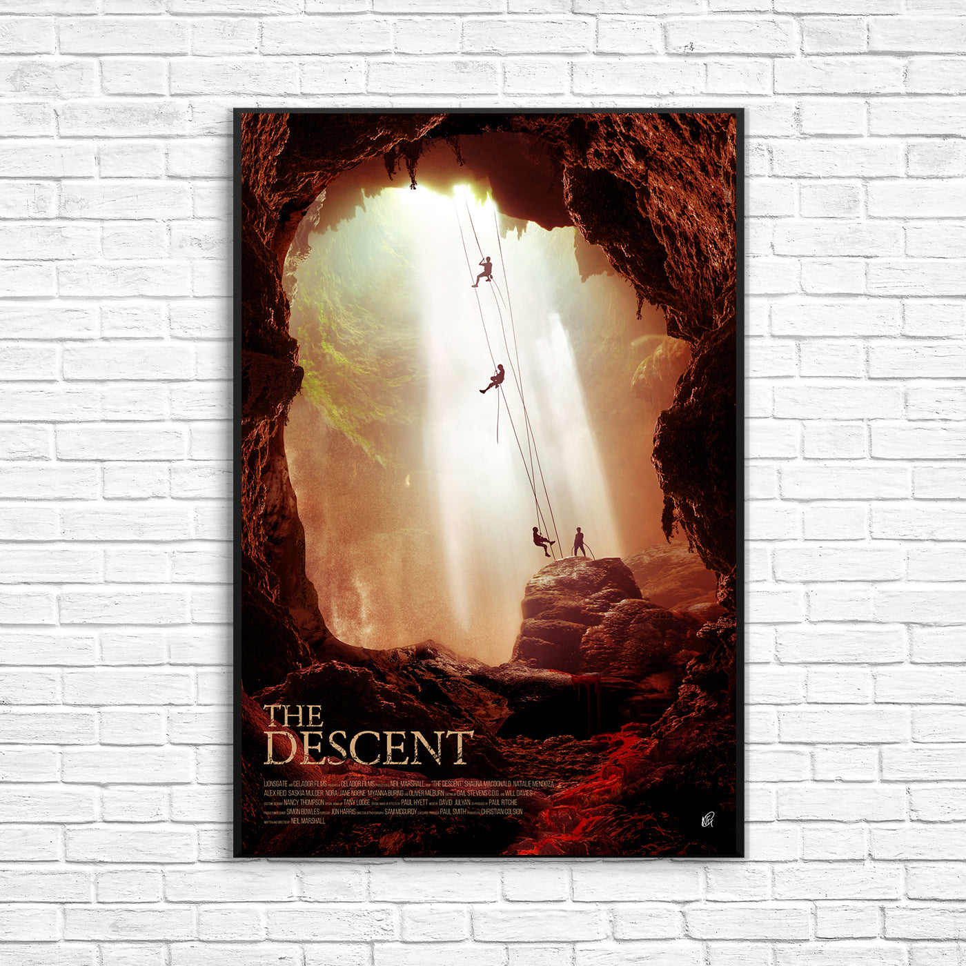 The Descent Movie Poster – Neil_Fraser_Graphics