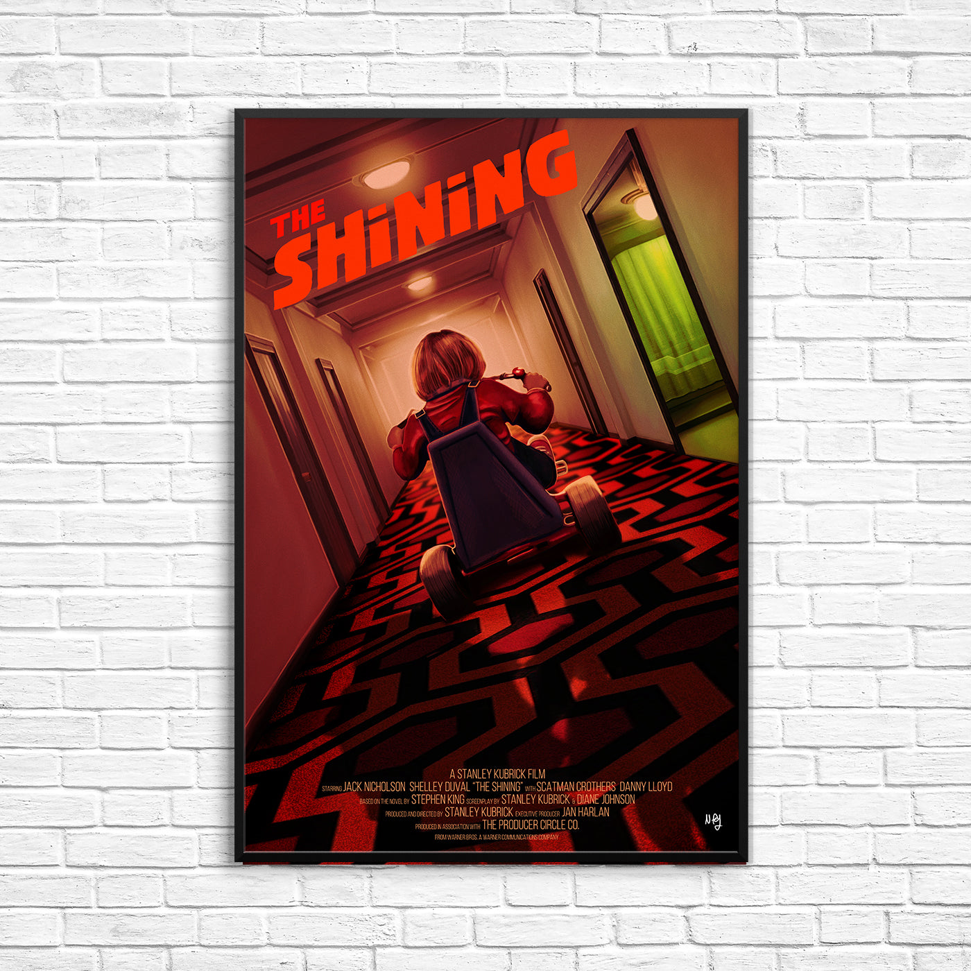 The Shining Alternate Poster (Unofficial) – Neil_Fraser_Graphics